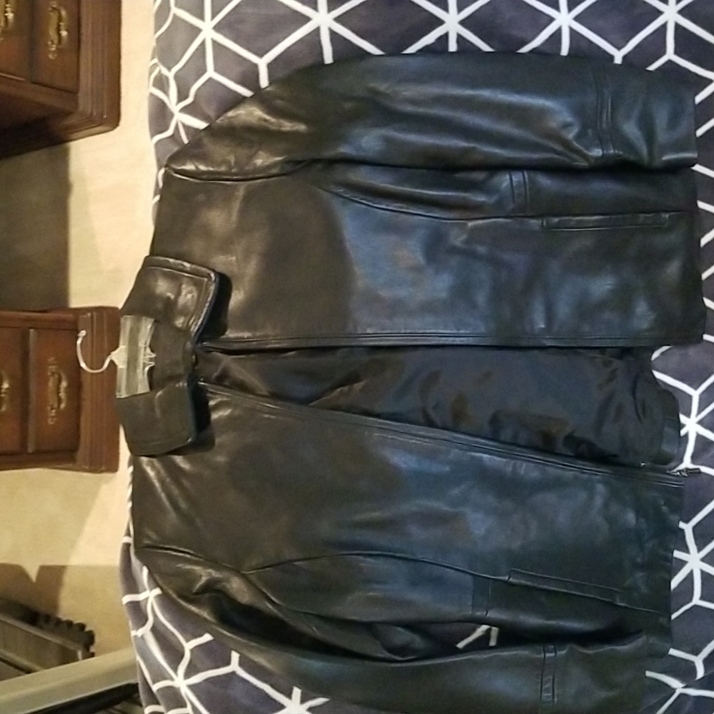 Womans Leather Jacket Vintage - Gem